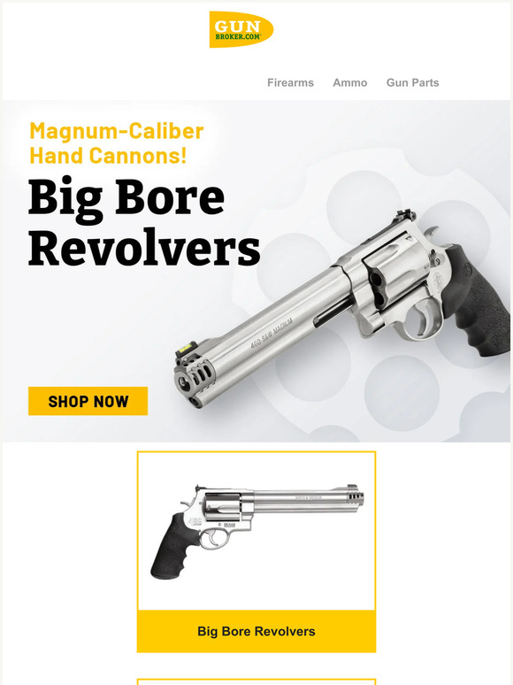 GunBroker: Magnum-Caliber Hand Cannons! Shop Big Bore Revolvers. | Milled