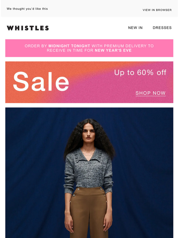 Whistles: —, discover curated styles just for you | Milled