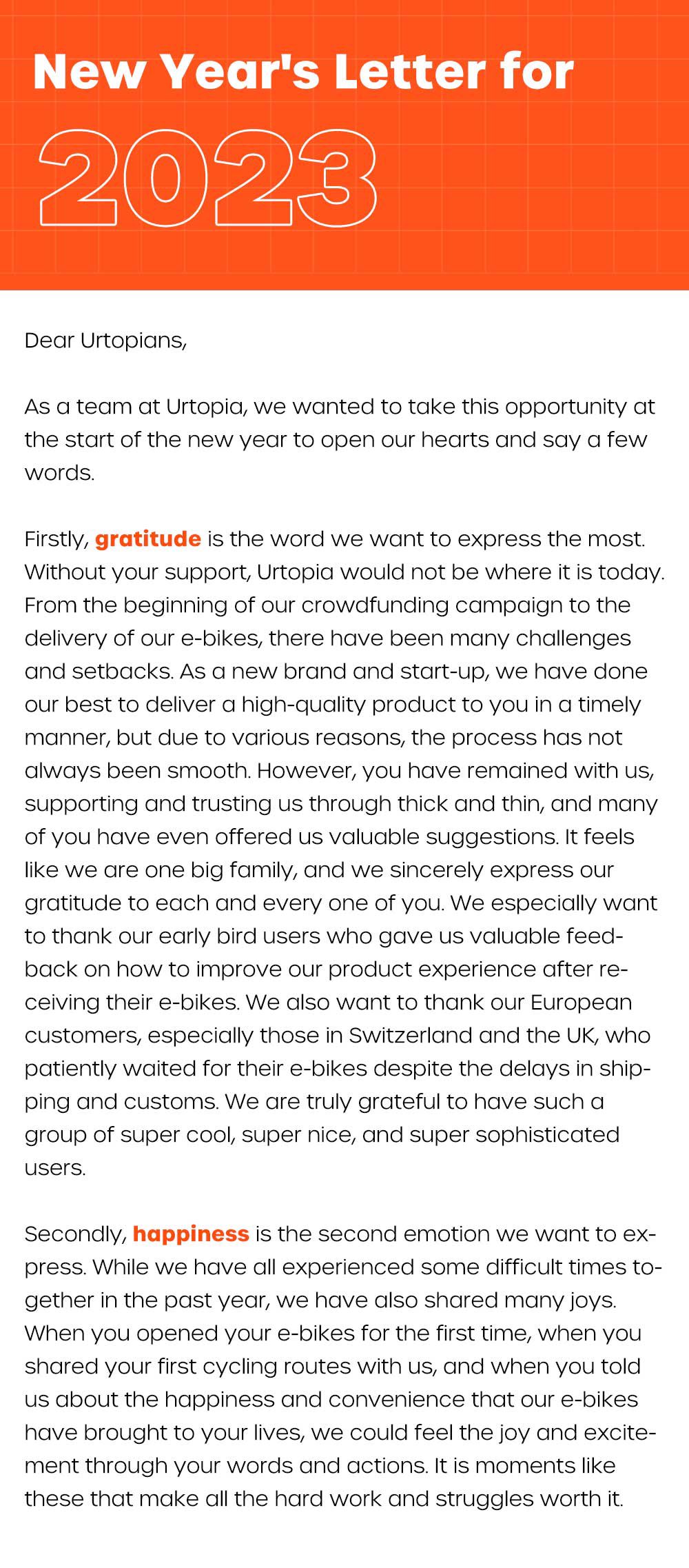 Urtopia: New Year's Letter for 2023 | Milled