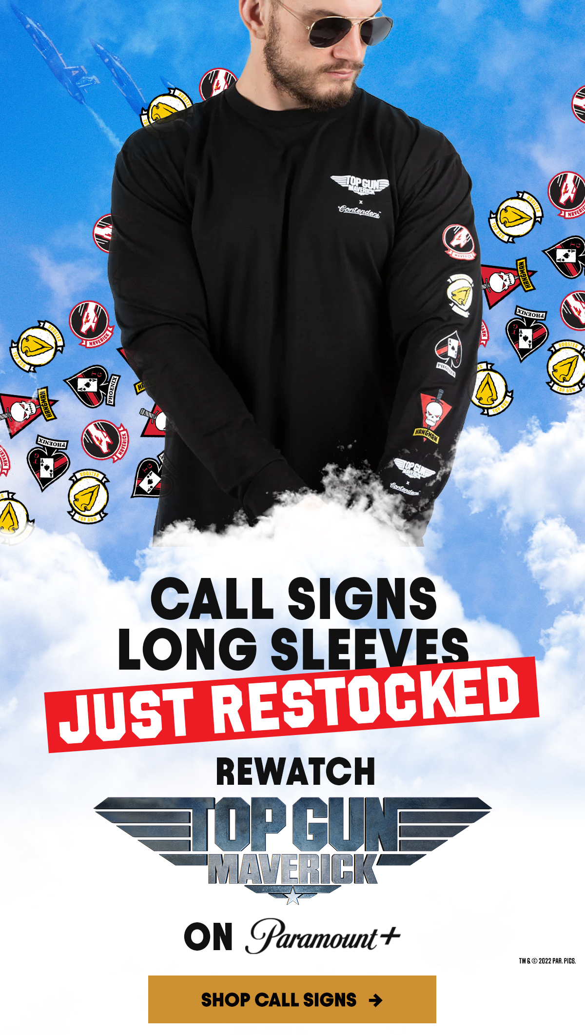 Contenders Clothing: Top Gun: Maverick Call Signs Restock | Milled