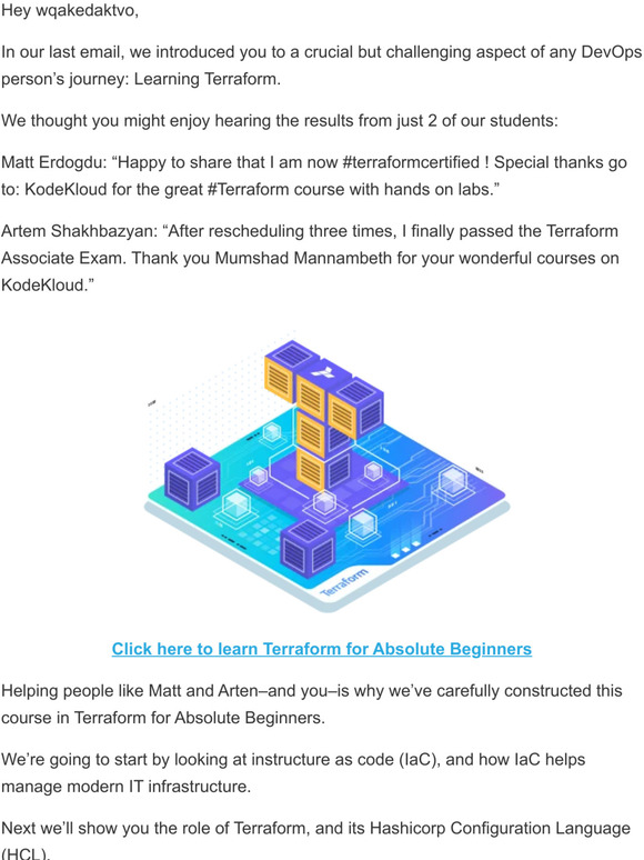 KodeKloud: How They Learned Terraform for Absolute Beginners | Milled