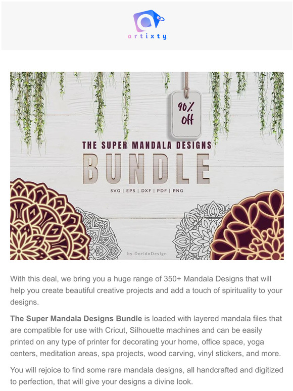 Artixty: The Super Mandala Designs Bundle Is Here! | Milled