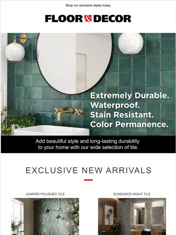 Floor & Decor: Strong Tile in New Styles | Milled