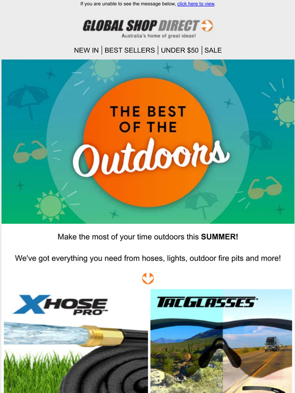 Global Shop: Our Best Outdoor Products To Help You This Summer! | Milled