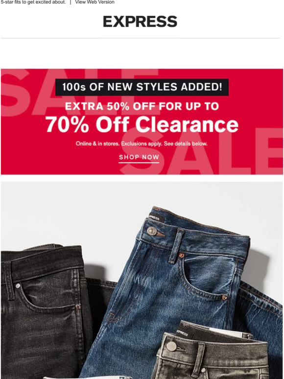 Express: Our best. jeans. ever. | Milled