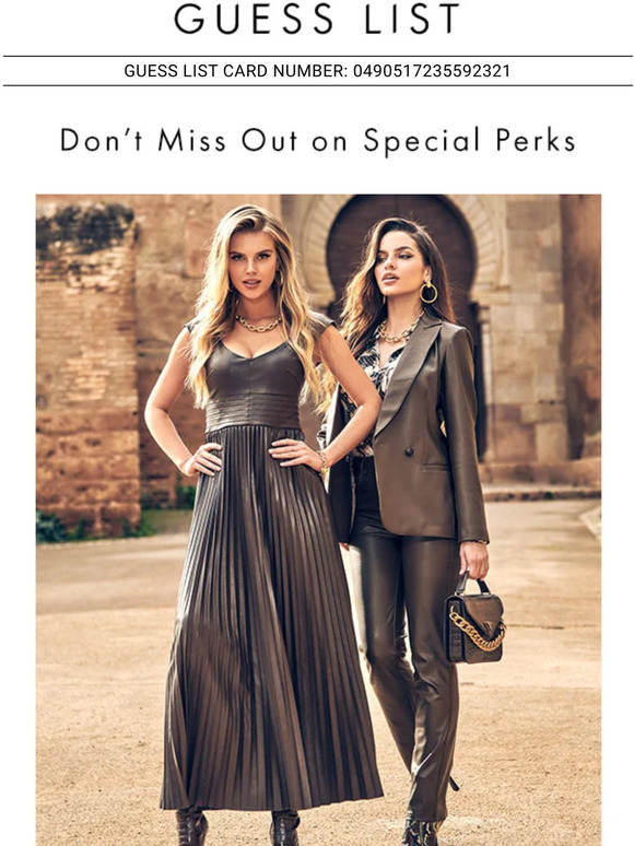 GUESS?: Enjoy More Perks | Milled