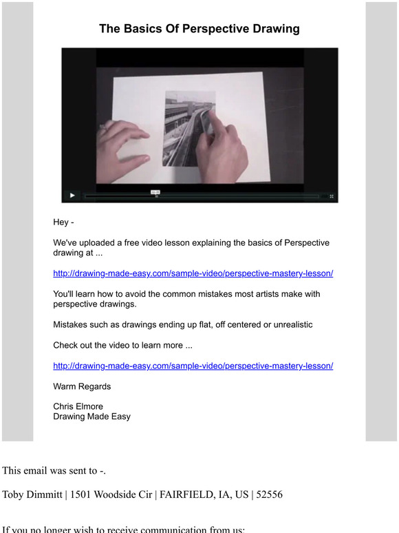 Drawing Made Easy: — - the basics of Perspective Drawing [VIDEO] | Milled