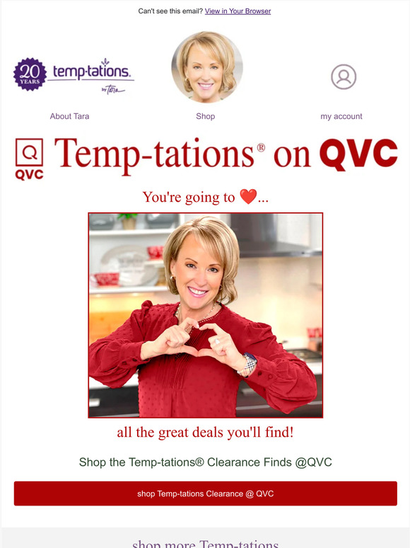 Temp-tations: Temp-tations Clearance @QVC | Milled