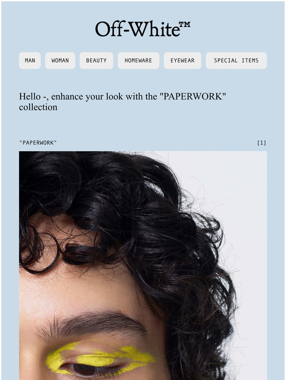 Off-White: "PAPERWORK" Beauty Collection | Milled