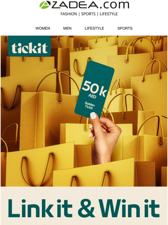 Azadea KW QA AE Offline codes & Links: 1st Golden Ticket Winner 🏆 | Milled