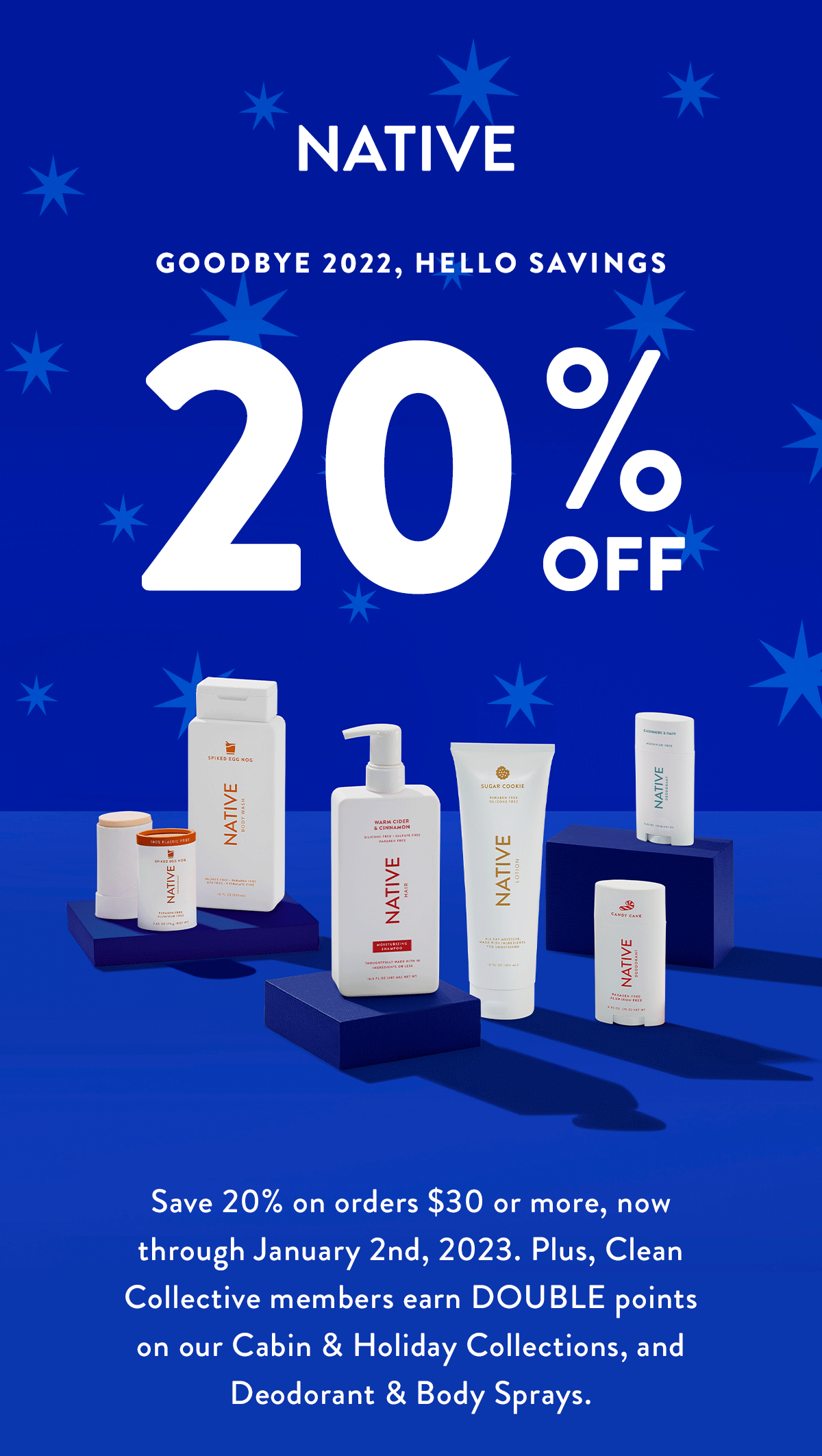 Native: Save 20% with our Goodbye 2022 Sale! | Milled