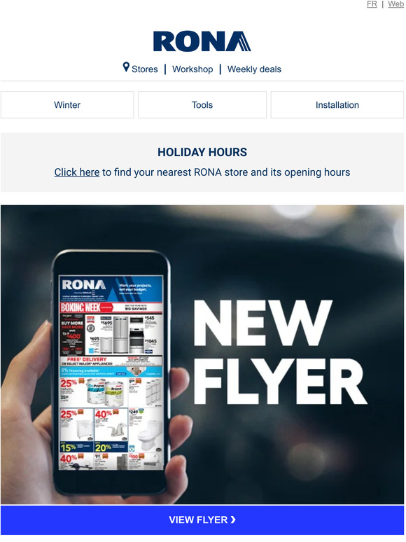 RONA: Our new weekly deals are here | Milled