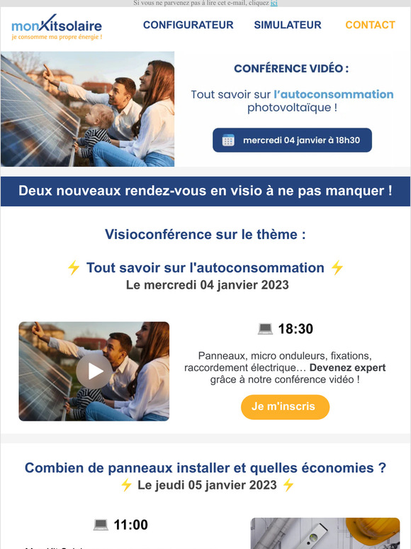 Mon Kit Solaire: Deux nouveaux rendez-vous en visio à ne pas manquer ! | Milled