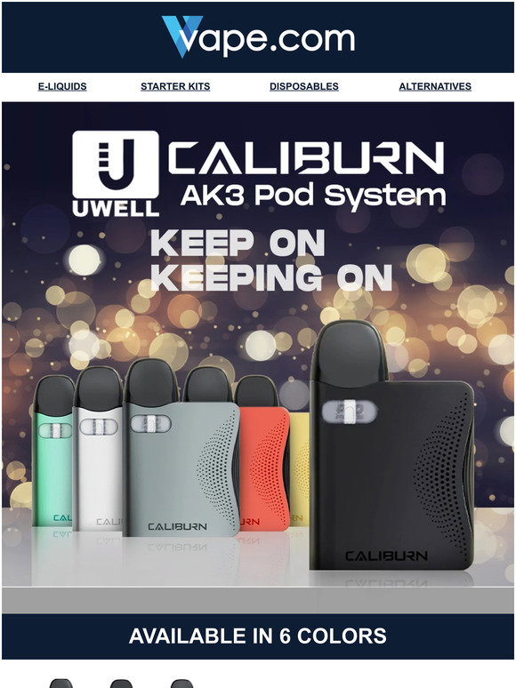 Vape: 💥NEW! Uwell Caliburn AK3 Pod Kit💥 | Milled