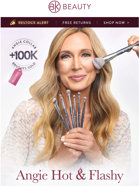 BK Beauty: Angie Hot & Flashy Brush Set | Milled