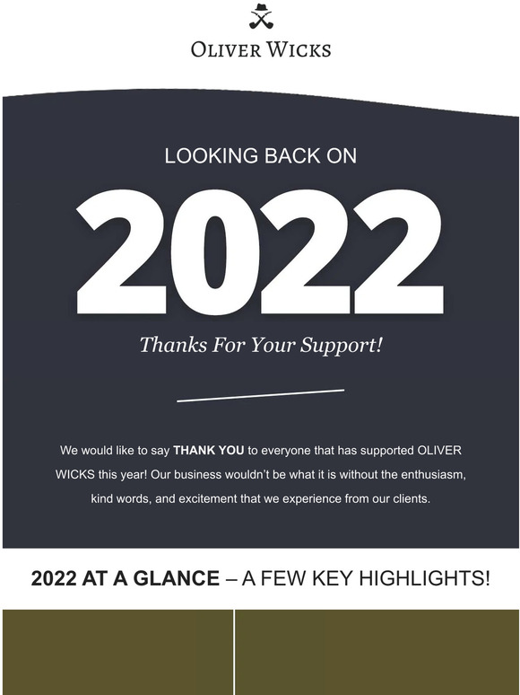 Oliver Wicks: Thank you for supporting us in 2022! | Milled