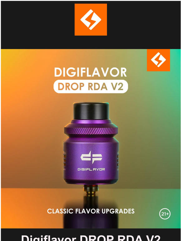 Geekvape: Classic Flavor Upgrades : Digiflavor DROP RDA V2😘 | Milled