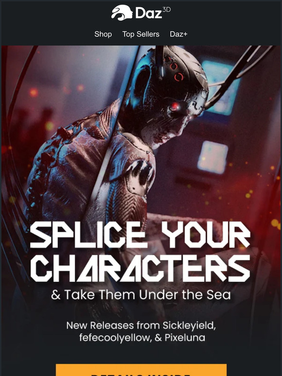 DAZ 3D: Splice Your Characters and Take Them Under the Sea | Milled