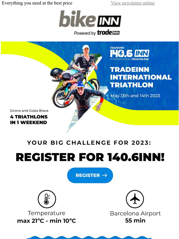 BikeInn Sweden - Online Bike Store: ⚡140.6INN, your big challenge for ...