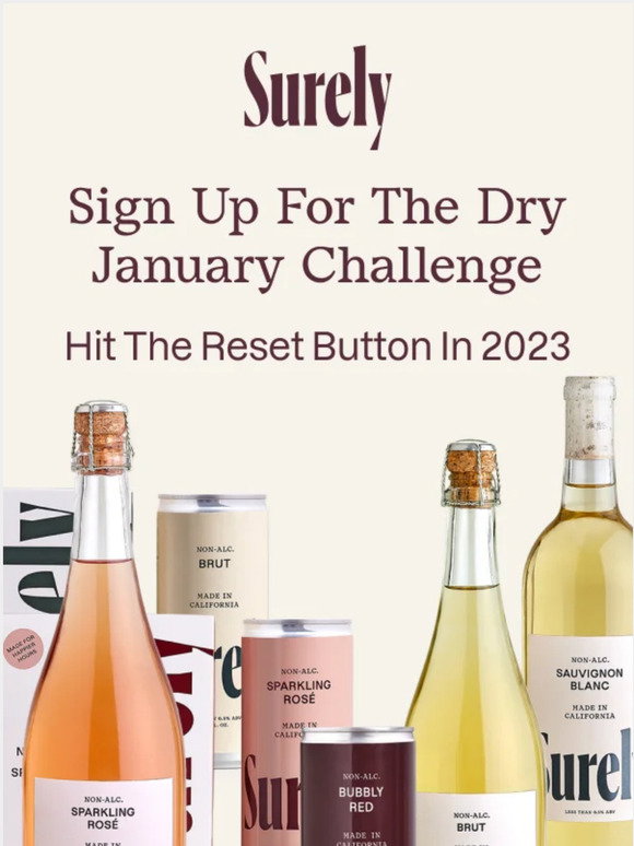 Surely Wine: Join the Dry January challenge | Milled