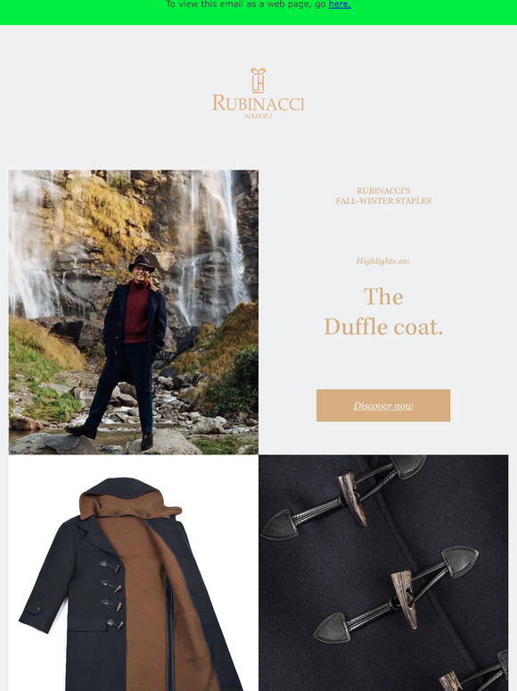 Mariano Rubinacci: Highlights on: the Duffle coat. Kick-off the new ...