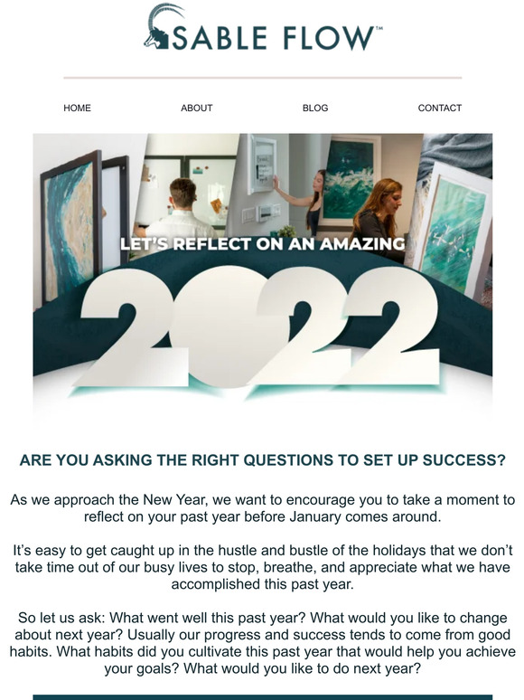 Sable Flow: Let's reflect on 2022 to have an amazing 2023! | Milled