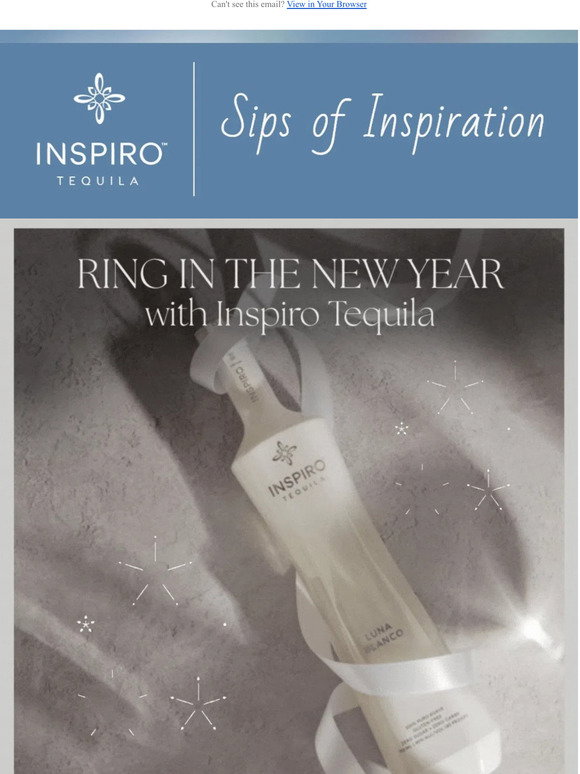 Inspiro Tequila: Open now for the perfect Inspiro Tequila NYE cocktail ...