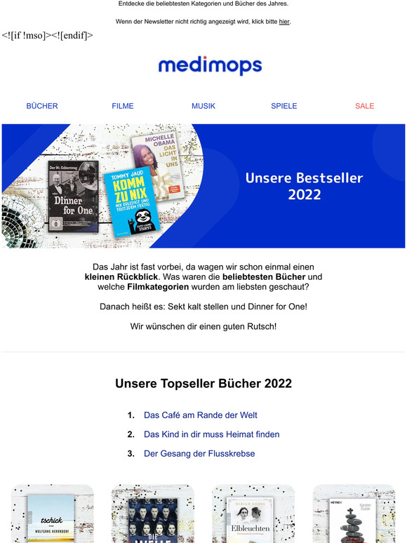 Medimops: Diese Bücher waren 2022 besonders beliebt | Milled