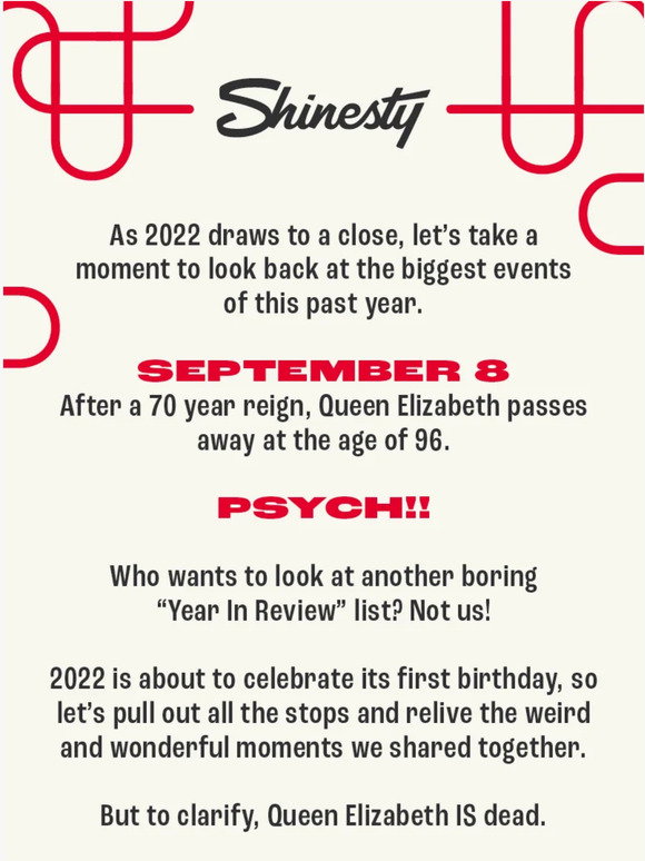Shinesty: Let’s Celebrate 2022! | Milled