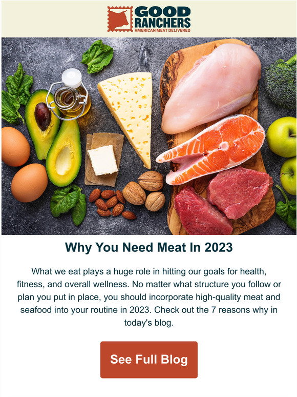 Good Ranchers: 7 Reasons Your 2023 Diets Needs Meat 🥩 | Milled