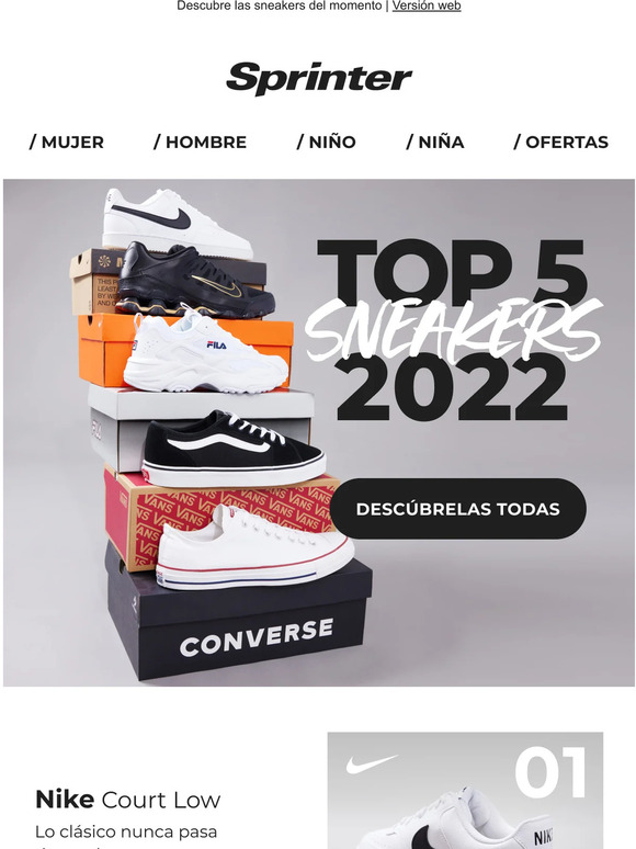 Sprinter - Megacentros del deporte: Sneakers 👟 Las favoritas del 2022 🥇 ...