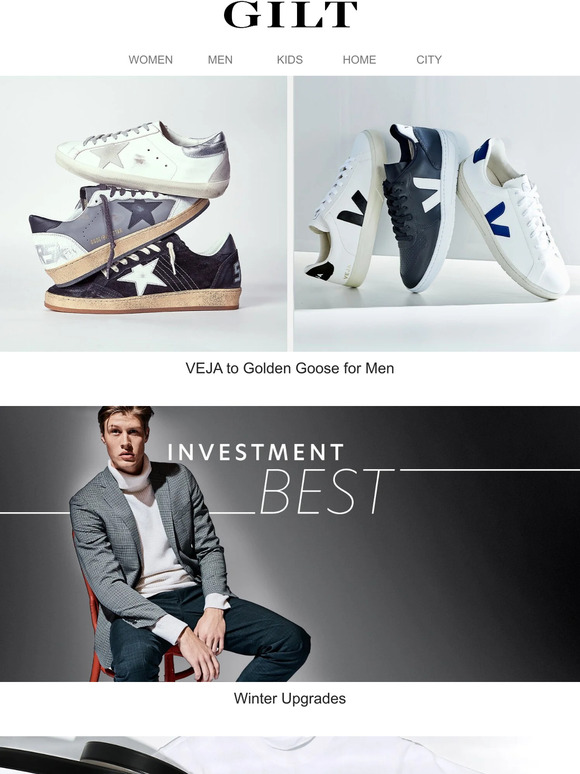 Gilt: VEJA to Golden Goose Men | Investment Best: Winter Upgrades | Milled
