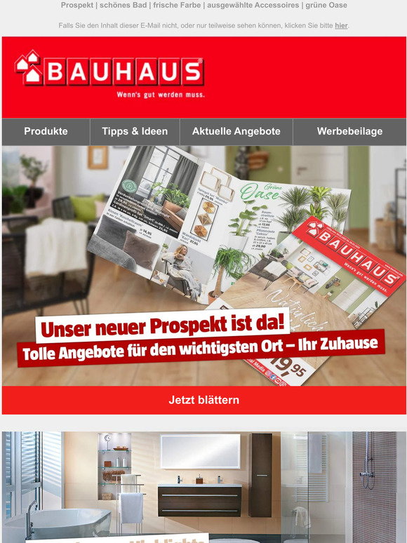 Bauhaus: Jetzt im neuen Prospekt: Zuhause ist, wo man gerne wohnt | Milled