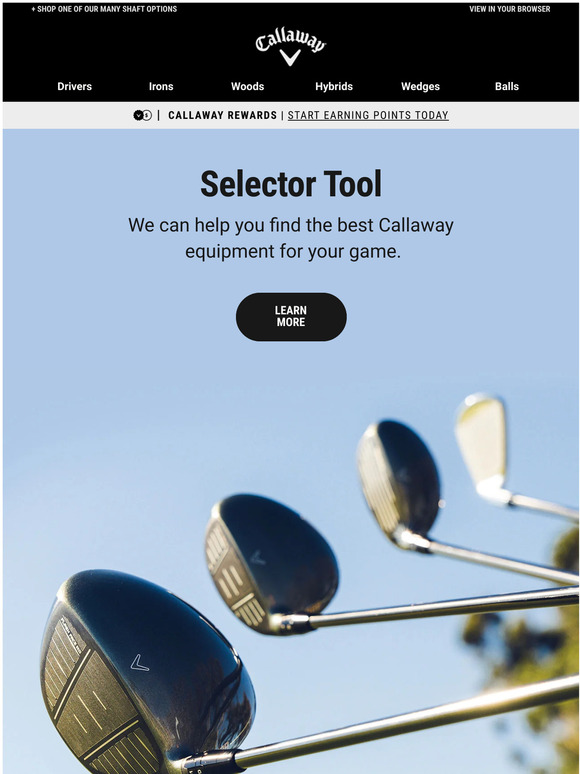 Callaway Golf: Try Our Selector Tools | Milled