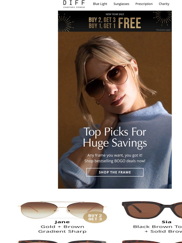 DIFF Eyewear: The Top FREE Shades | Milled