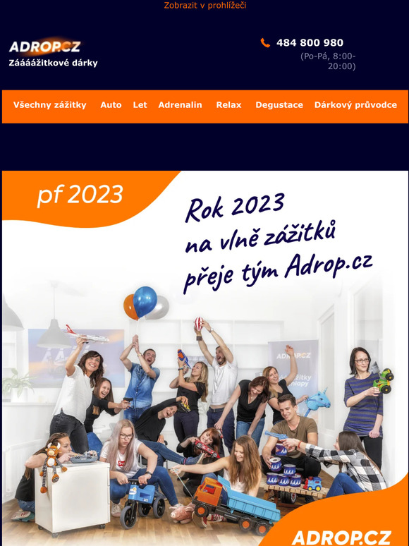 Adrop: Adropáci Vám přejí zážitkový rok 2023! | Milled