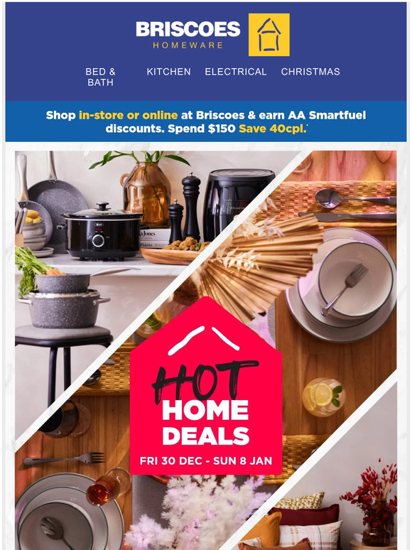 Briscoes: Is a refresh in your resolutions? Check out our HOTTEST deals ...