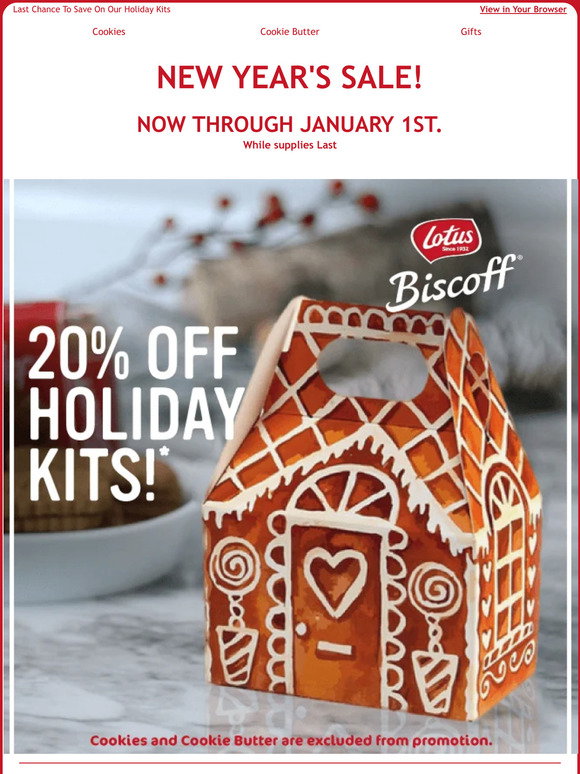 Biscoff: Limited Time Offer: Biscoff Gift Kits 20% Off | Milled