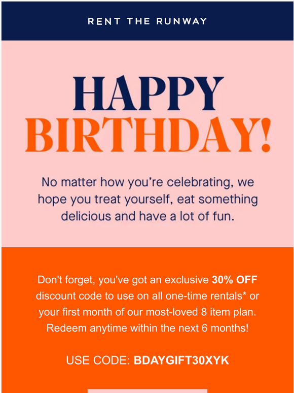 Rent the Runway: Is it time for cake?! | Milled