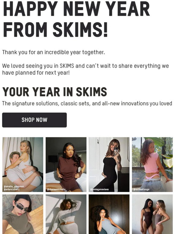 SKIMS: A Year in SKIMS | Milled