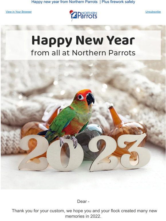 Northern Parrots: 🦜 — Happy new year from Northern Parrots | Milled