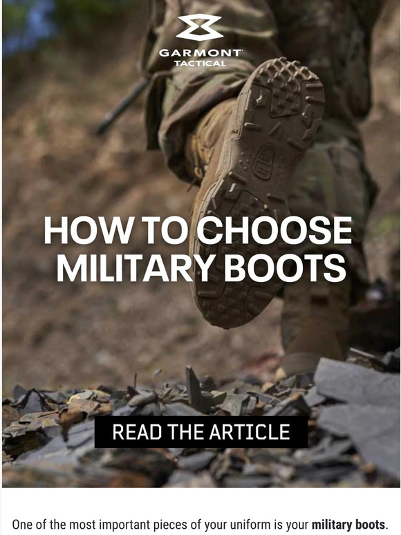 Garmont: How to choose military boots: Garmont’s guide 📝 | Milled