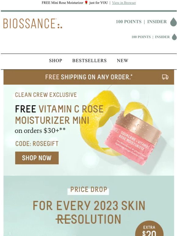 Biossance: $20 off 4-step sets for your skin goals | Milled