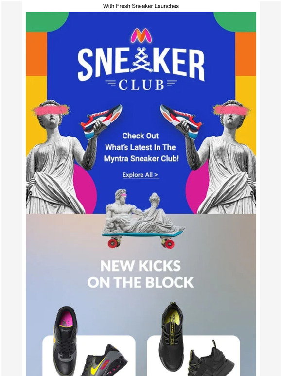 Myntra: 👟Put Your Best Foot Forward 👟 | Milled