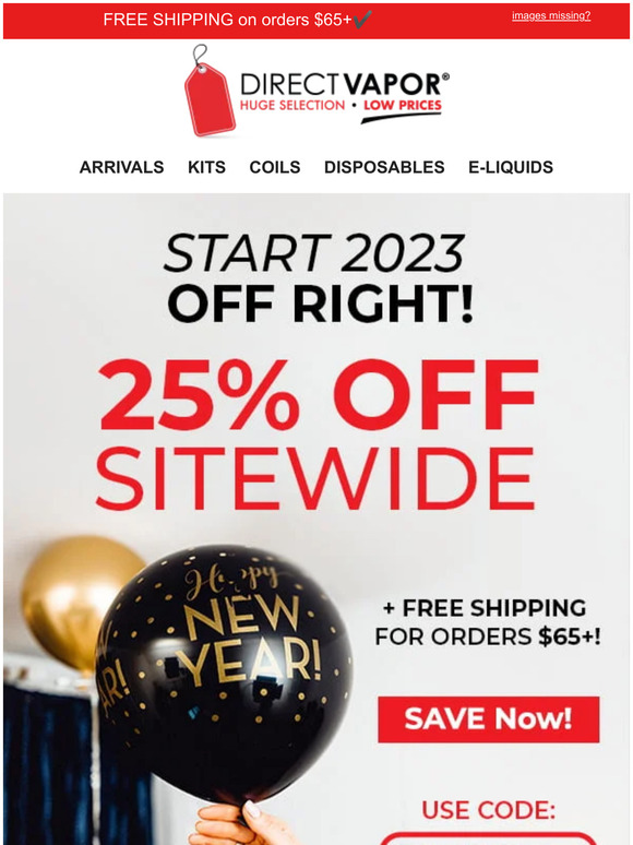 Direct Vapor: Make 2023 your year 🎊 with 25% off | Milled