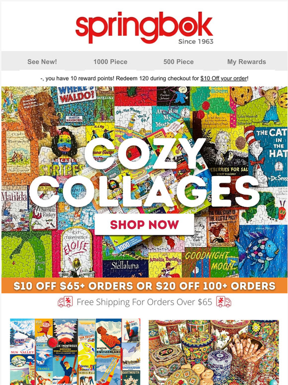 Springbok Puzzles: Cozy Collage Puzzles For When The Weather Outside Is ...