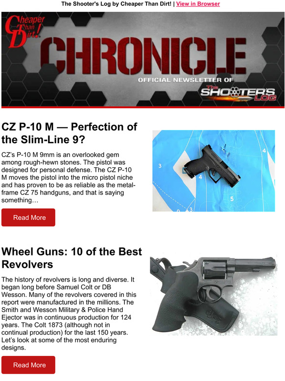 Cheaper Than Dirt: CZ P-10 M Perfect Slim-Line 9? Best Revolvers, Bond ...