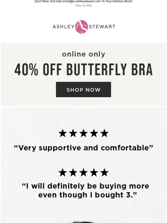 Ashley Stewart: "literally the only bra I've been wearing for the last ...