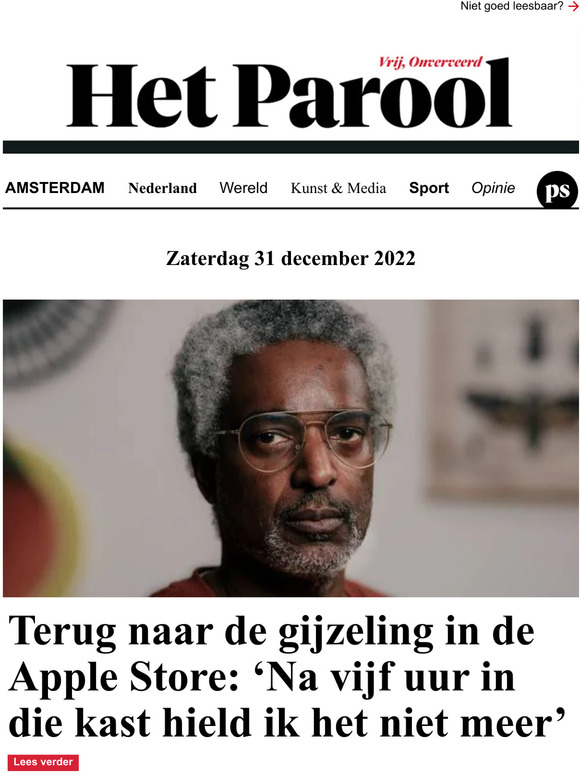 Het Parool: Terug naar de gijzeling in de Apple Store: ‘Na vijf uur in die kast hield ik het ...