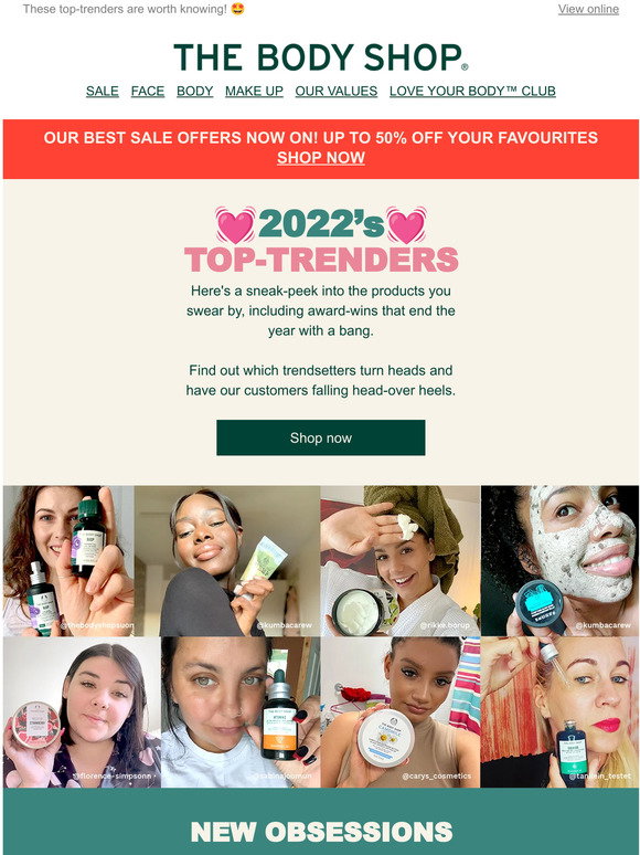 The Body Shop: The hottest products of 2022 🔥 | Milled